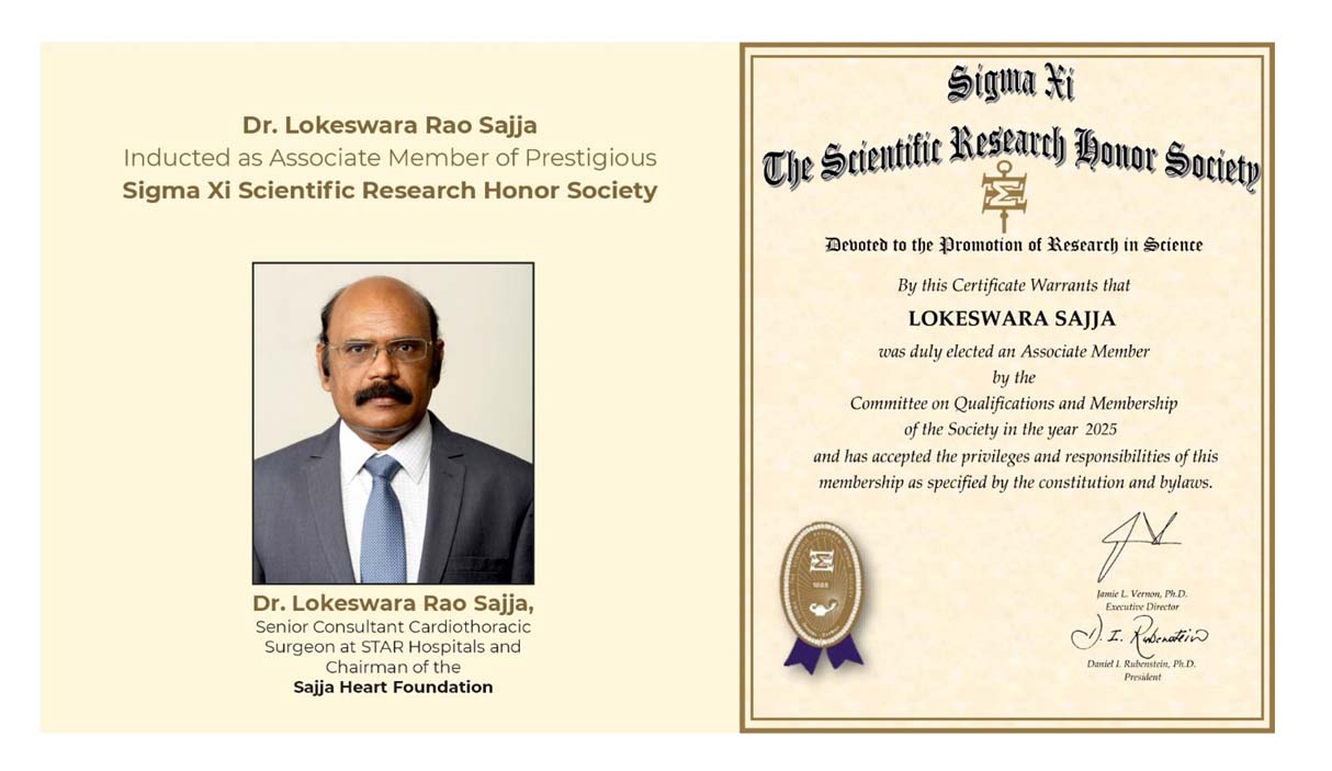Renowned Indian Cardiac Surgeon Dr. Lokeswara Rao Sajja Inducted as ...